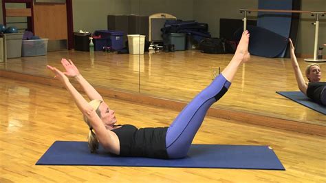 Pilates Double Leg Stretch YouTube