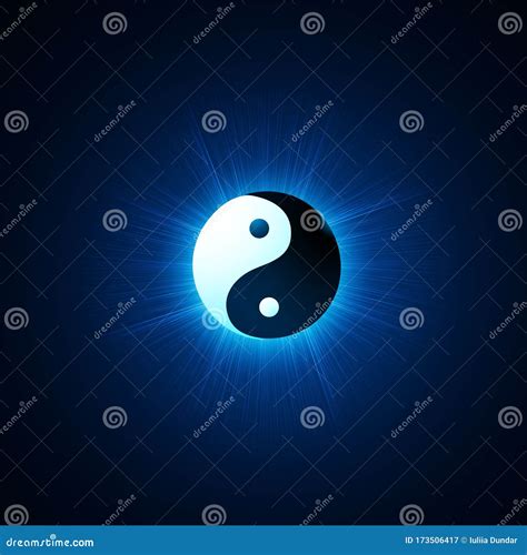 Vector Illustration Of A Philosophy Concept Of The East Yin Yang