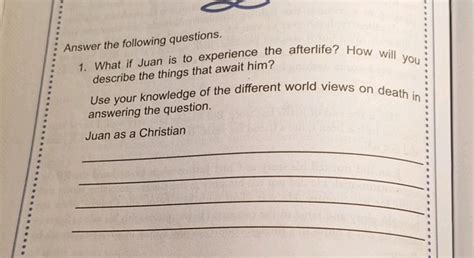 Answer The Following Questions 1 What If Juan StudyX
