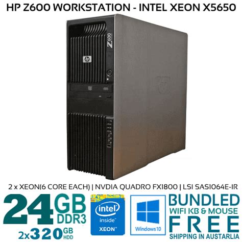 Hp Z Workstation Dual Core Xeon X G Gb Gb Tb Fx Win Bufferstock