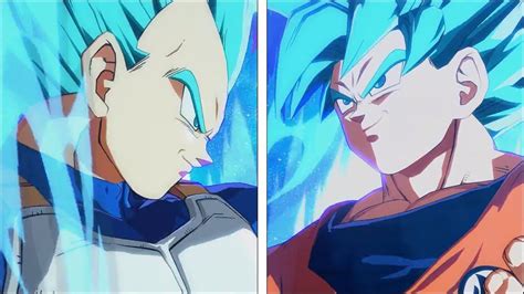 Dragon Ball Fighterz Nuovo Trailer Con Goku E Vegeta Super Saiyan Blue