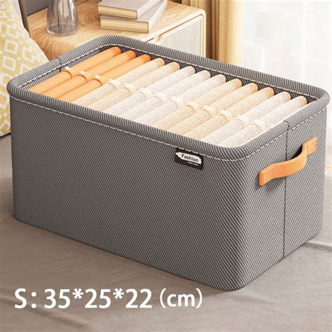Foldable Large Clothes Storage Box Wardrobe Closet Drawer Storage