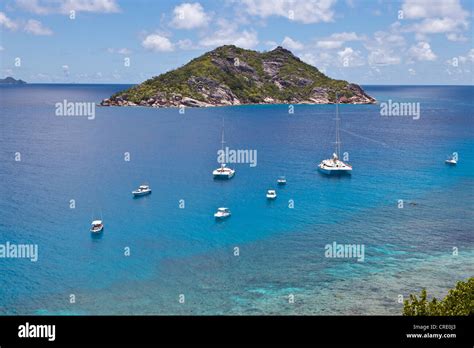 View Of Petite Soeur Island Les Soeurs Or Sister Islands Seychelles Africa Indian Ocean