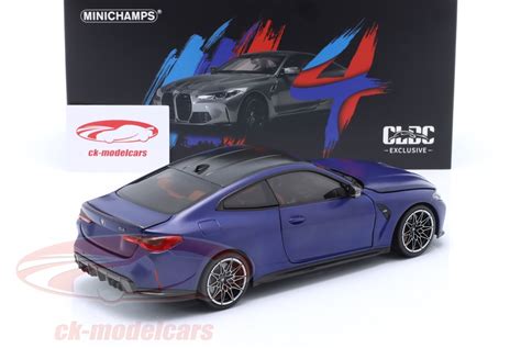 Minichamps 1 18 BMW M4 建设年份 2020 蓝色的 金属的 113020123 模型 汽车 113020123