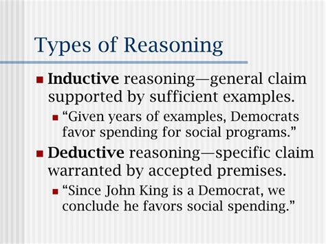 Ppt Types Of Reasoning Powerpoint Presentation Free Download Id