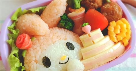 マイメロ♡キャラ弁 お誕生日にも♪ By Meiyuina 【クックパッド】 簡単おいしいみんなのレシピが369万品