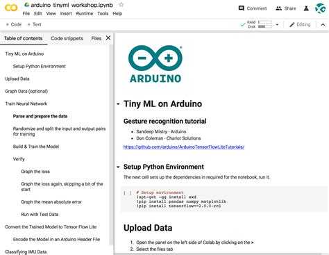 在 Arduino 上使用机器学习 技术分享 Tf Wiki 社区
