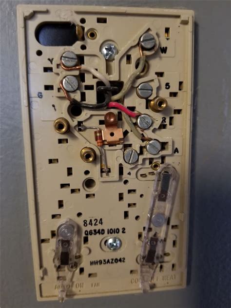 Old Honeywell Mercury Thermostat Wiring