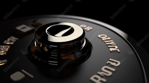 Pressing The Button In 3d Powerpoint Background For Free Download