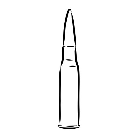 Bullet Vector Sketch Vector Art At Vecteezy