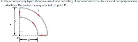 Solved The Accompanying Figure Shows A Current Loop