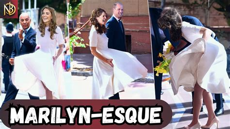 Catherine Recreates A Marilyn Monroe Moment While Looking Stunning In