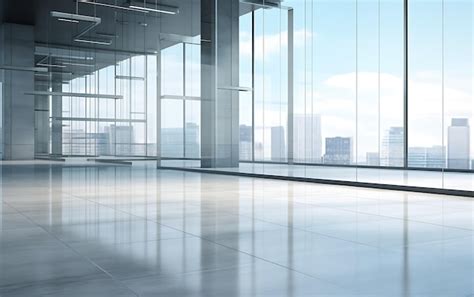 Premium Ai Image 3d Render Of Abstract Futuristic Glass Architecture