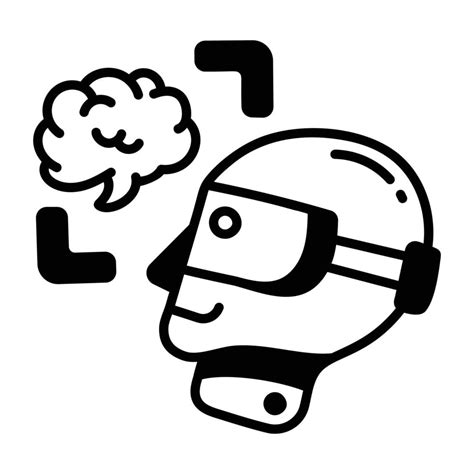 Trendy Scanning Robot 20127680 Vector Art At Vecteezy
