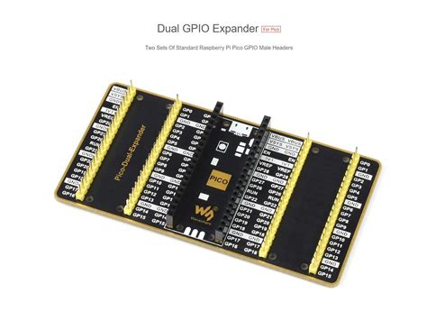 Buy Dual GPIO Expander For Raspberry Pi Pico Microcontroller Board Two Sets Of Standard