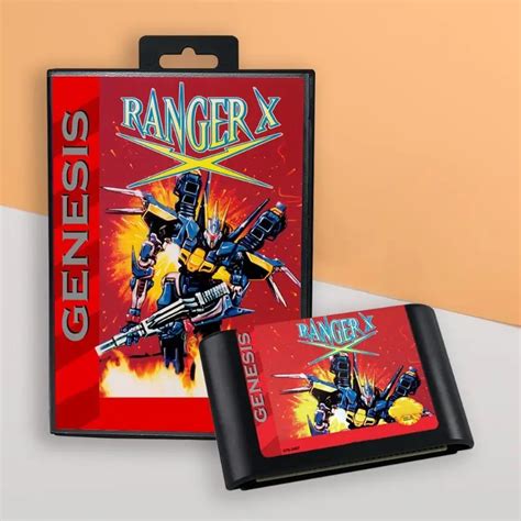 Para Ranger X EUA Capa 16bit Cartucho De Jogo Retro Para Sega Genesis