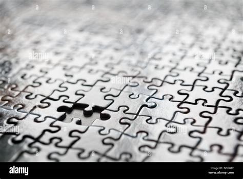 Missing Jigsaw Puzzle Interlocking Pieces Pattern To Solve Meshed