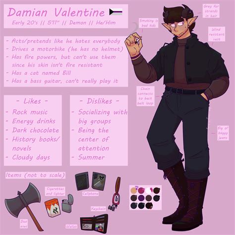 Damian Valentine Reference 2021 By Seagullking On Deviantart