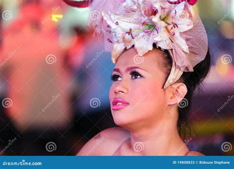 Thai Ladyboy Portrait Stock Image Image Of Real Music