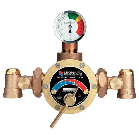 Leonard Lf Single Drench Combination Emergency Shower Thermostatic