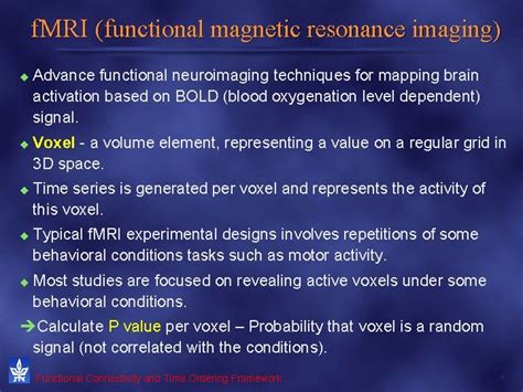 Functional Connectivity Based Framework For Analysis And Visualization