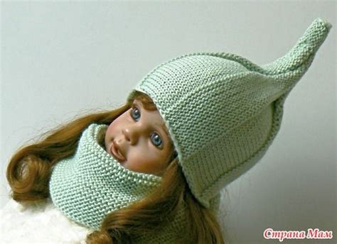 Вяжем спицами Шапку Луковка Он лайн Вяжем вместе он лайн Страна Мам Шапочка Детские