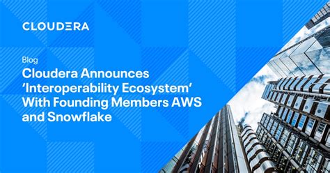 Harold Franken On Linkedin Cloudera Announces ‘interoperability