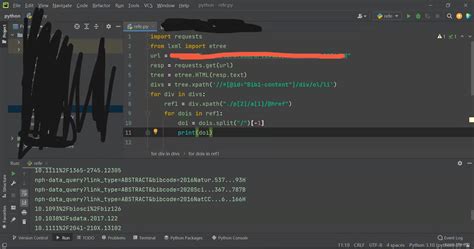 如何用python爬取参考文献的doi python爬取论文参考文献 CSDN博客