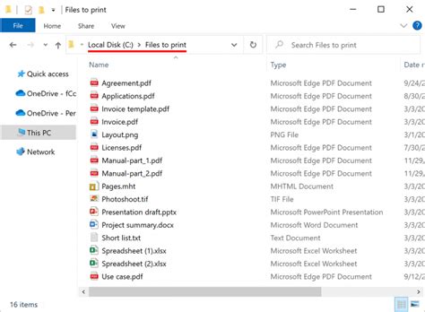 How To Batch Print Multiple Files From A List