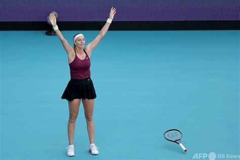 クビトバがマイアミop優勝、ルバキナ退けキャリア30勝目 写真1枚 国際ニュース：afpbb News