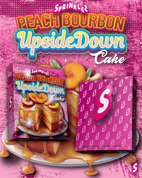 Peach Bourbon Upside Down Cake Sprinklez Weed Sprinklez Strain