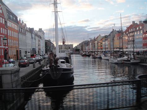 코펜하겐 뉘하운nyhavn 항구 덴마크