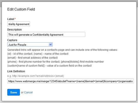 confidentiality agreement with formstack capsule crm