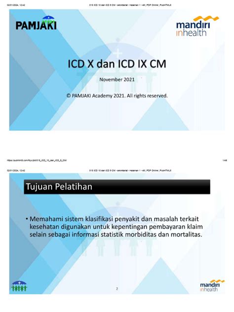 Pamjaki 2021 Dasar Coding Icd X Dan Icd 9 Cm Co Pdf