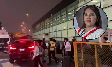 Congresista Digna Calle Regresa A Perú Luego De 7 Meses Atv