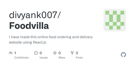 GitHub - divyank007/Foodvilla: I have made this online food ordering ...