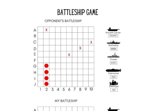 Free Battleship Printable PDF OriginalMOM