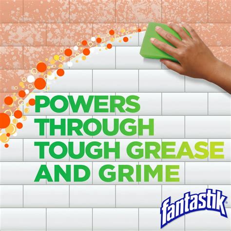 Fantastik Disinfectant Multi Purpose Cleaner Fresh Scent 32 Oz Pac