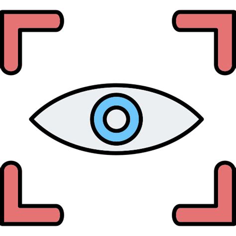 Retina Generic Thin Outline Color Icon