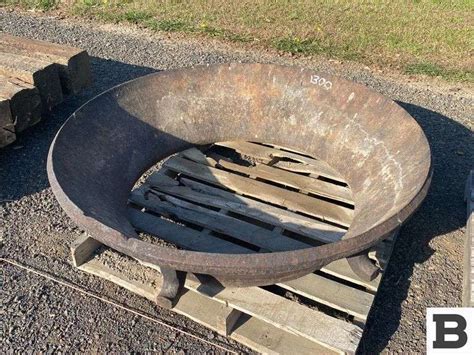 Rock Crusher Cone Firepit Booker Auction Company