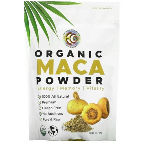 Organic Yellow Maca Root Powder Natural Superfood Helps With Energy