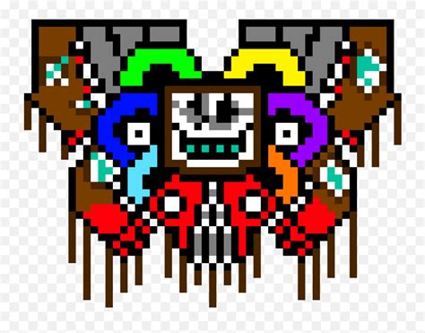 Omega Flowey Face In Undertale 2015 The Tv Displaying A Face During