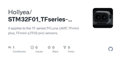 Github Hollyeastm32f01tfseries Sensors It Applies To The Tf Series