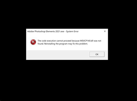 Solved Cannot Install Photoshop Element System Error Me Adobe Community 11806688