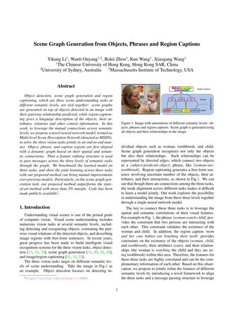 Pdf Scene Graph Generation From Objects Phrases And Region