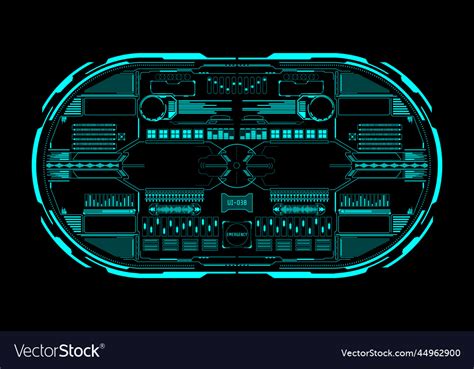 Hud Futuristic Technology Interface Elements Panel