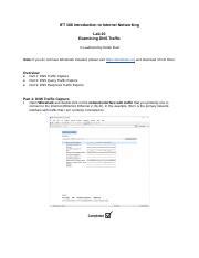 Lab 20 Examining DNS Traffic Docx IFT 166 Introduction To Internet