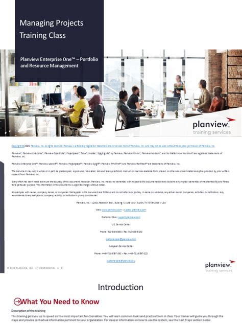 Role Based Training Managing Work Projects In Planview Download