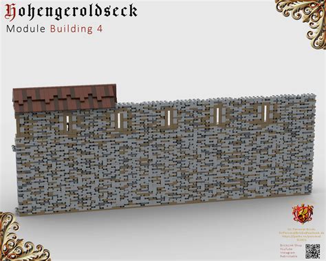Lego Moc Building 04 Castle Hohengeroldseck Castle Wall Castle Part