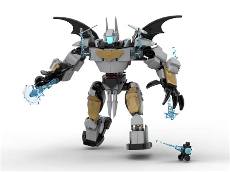 Lego Moc Bat Mech Battle By Saibrickshop Rebrickable Build With Lego